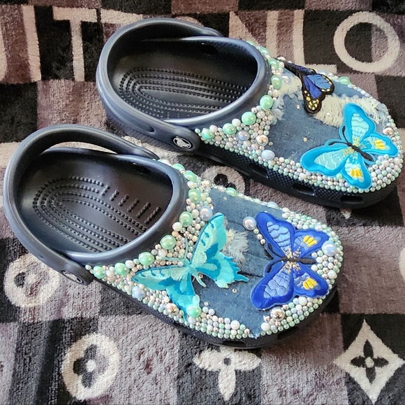 CROCS | Shoes | Custom Bling Crocs | Poshmark